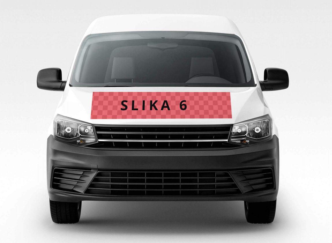 Naljepnica za prednju stranu vozila, Sticker Basic Slike PV - Printfull